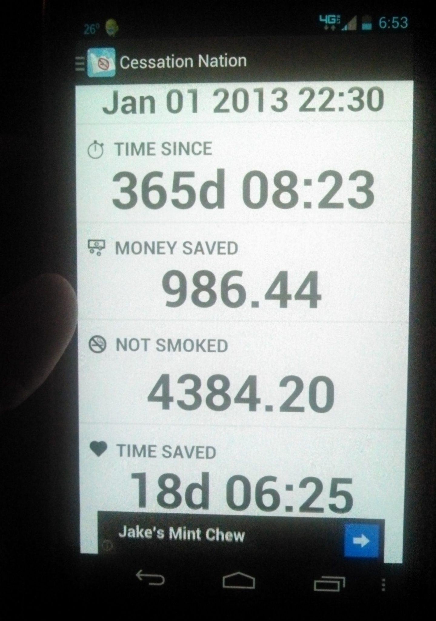 365 Days Smoke Free and Somehow Still Counting