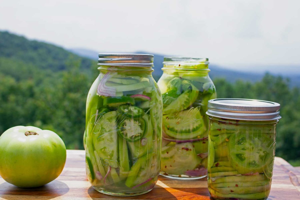 Pickled Tomatoes Recipe - Quick Pickle - The Mountain Kitchen