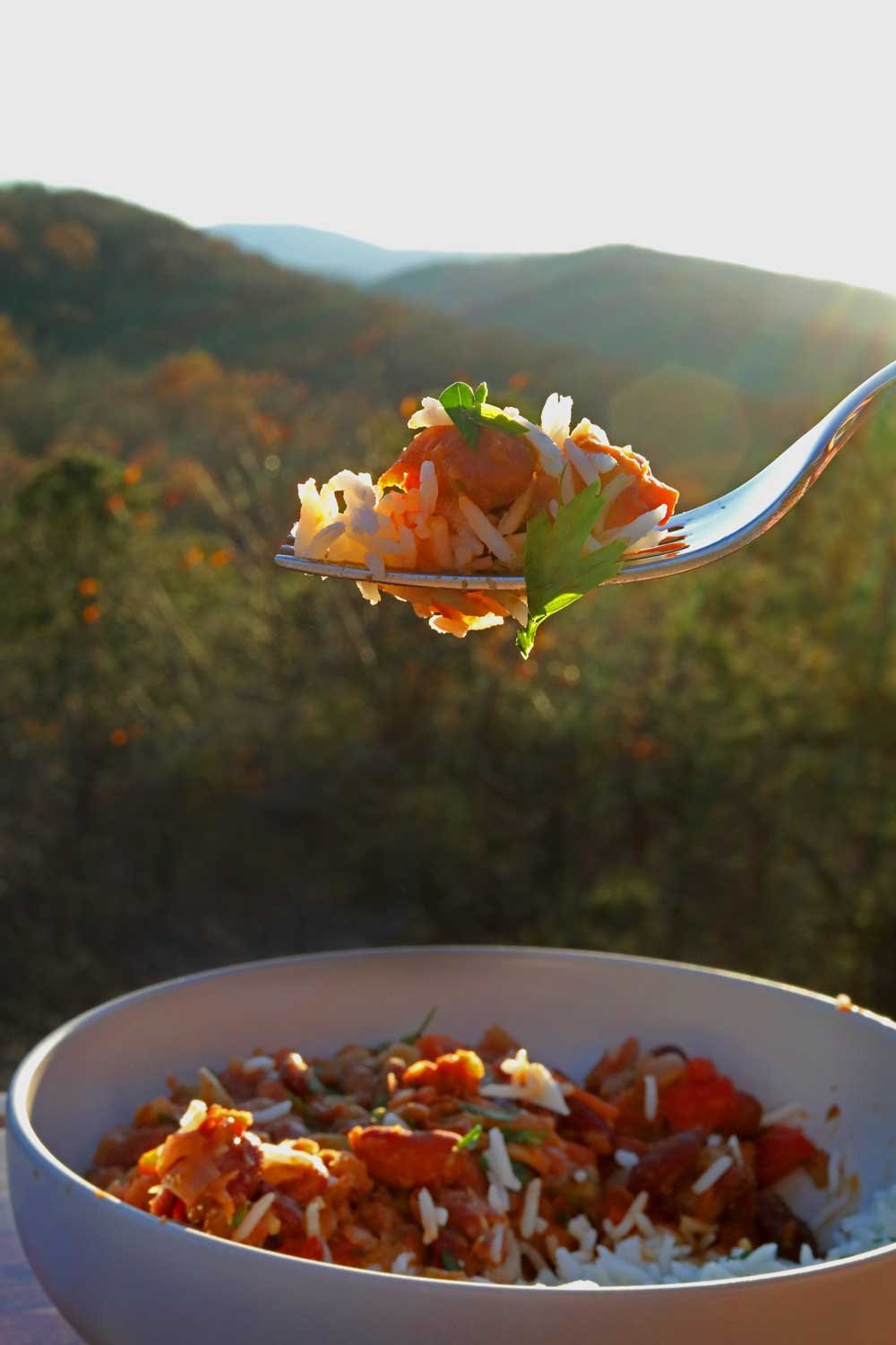 Vegetarian Red Beans and Rice {A Meatless Monday Recipe