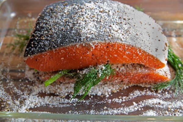 Step By Step Guide To Making Salmon Gravlax - The Mountain Kitchen