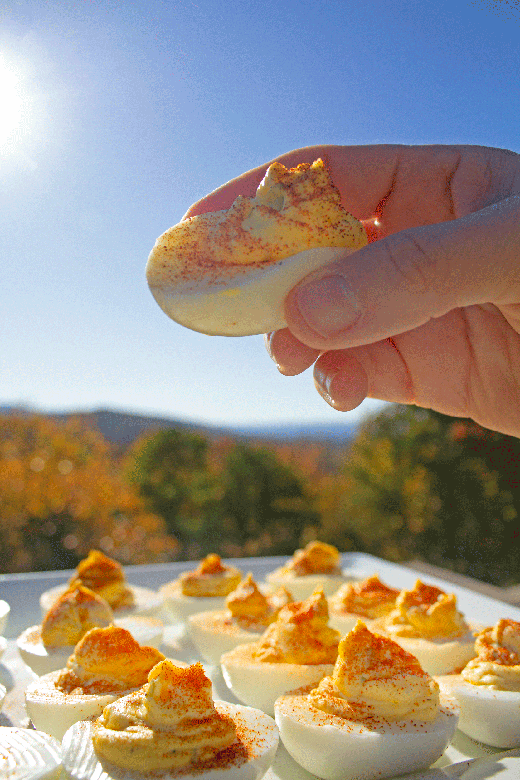 Southern Deviled Eggs Recipe With Sweet Pickles - The Mountain Kitchen